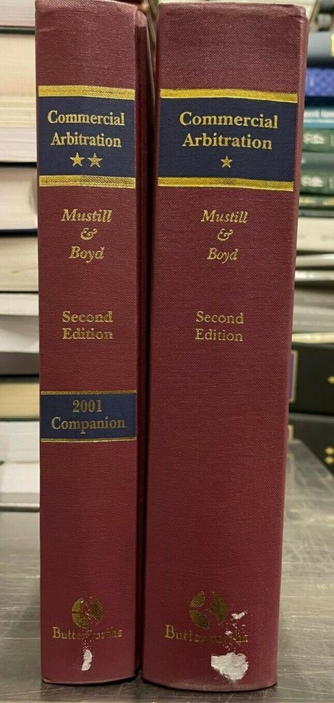 Commercial Arbitration 2 Vols Complete Set By Mustill And Boyd - Law ...