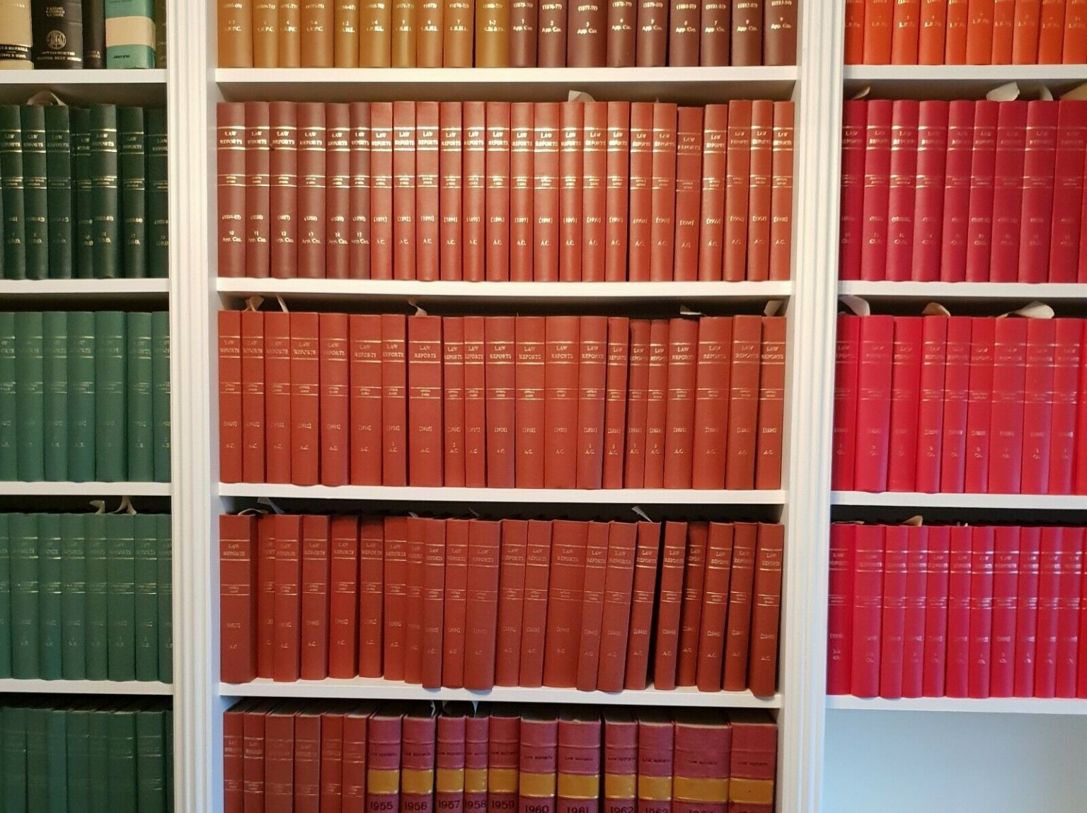 Law Reports Rainbow Series Complete Set Over 700 Plus Volumes - Law ...